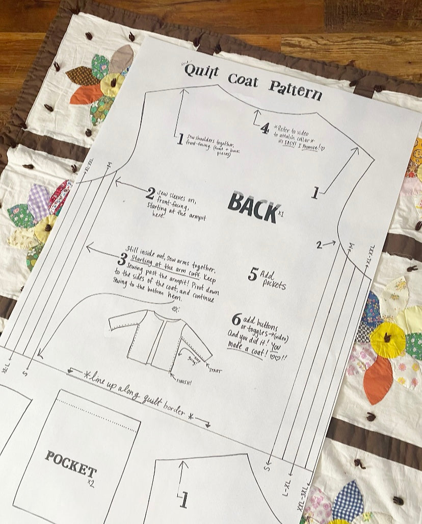 Quilt Coat Pattern – The Prairie Misfit